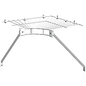 ClosetMaid Ventilated Wire Corner Shelf for 12 in. Shelf and Rod Shelving