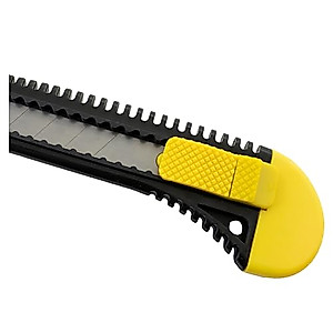 100 Bulk Utility Knives Box Cutters Snap Off Blades Black