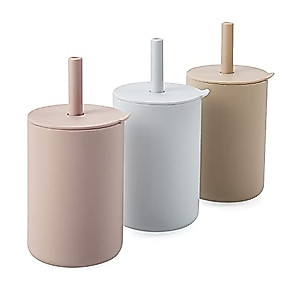 PandaEar Baby Infant Mini Silicone Training Cup| Drinking Bottle, Spill Proof| BPA Free Unbreakable 4 Months + (Pink)