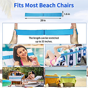 Towel Belt is an Ideal Choice for Beach Towel Clips, Perfect for Beaches, Pools and Cruise Chairs. Essential for Beach vacationers, Families a Must-Have for Cruise Essentials and Beach Accessories (3)