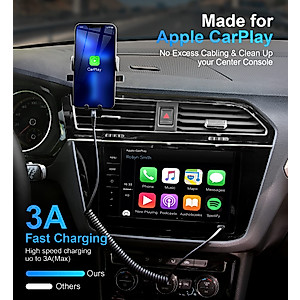 KIYODA USB Type C to Lightning Cable 3FT 2Pack, Coiled iPhone Charger Fast Charging for Car Short USBC iPhone Cord for iPhone14/13/12/11 Pro Max/iPad/CarPlay