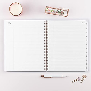 Blue Sky 2023 Weekly and Monthly Planner, January - December, 8.5" x 11", Frosted Cover, Wirebound, Joselyn (142079)