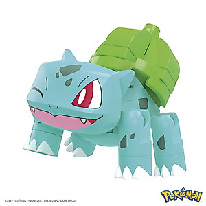 Mega Pokémon Building Toys Set, Bulbasaur’s Forest Fun with 82 Pieces, 1 Poseable Character, for Kids