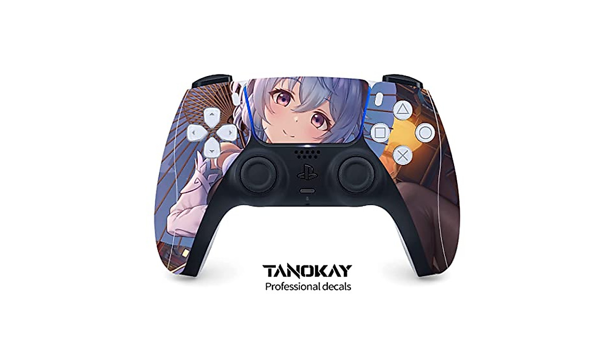 TANOKAY PS5 Console Skin and Controller Skin Set | Ganyu & Keqing ...