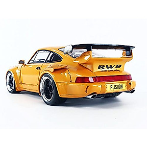 Solido S1807501 1:18 2011 RWB 964-Orange Porsche Collectible Miniature car, Orange