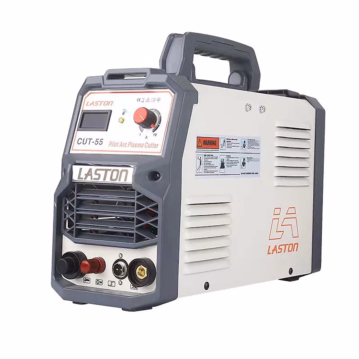 LA LASTON CUT-55 IGBT Plasma Cutter,Dual Voltage 110V/220V （60HZ）Non-Touch Pilot Arc P-60 Torch 1/2'' Clean Cut Max 20MM Plasma Cutting Machine.