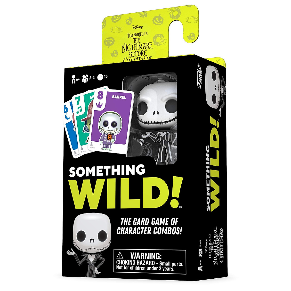 Funko Something Wild! Disney The Nightmare Before Christmas with Jack Skellington Pocket Pop! Card Game for 2-4 Players Ages 6 and Up