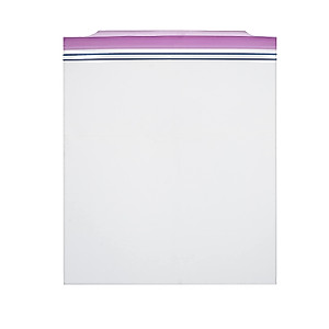 Resealable Zipper Bags - Double Zipper Reusable Food Storage Bags with EZ Open Grip Tabs Leakproof Reusable Sandwich Bags for Freezing Meat Veg Organizing Clothes 1 Gallon Bags - 35 Count