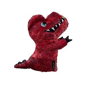 dinofactory T-Rex Golf Head Cover Dinosaur 3 Wood Headcover Hybrid Headcover (Ruby)