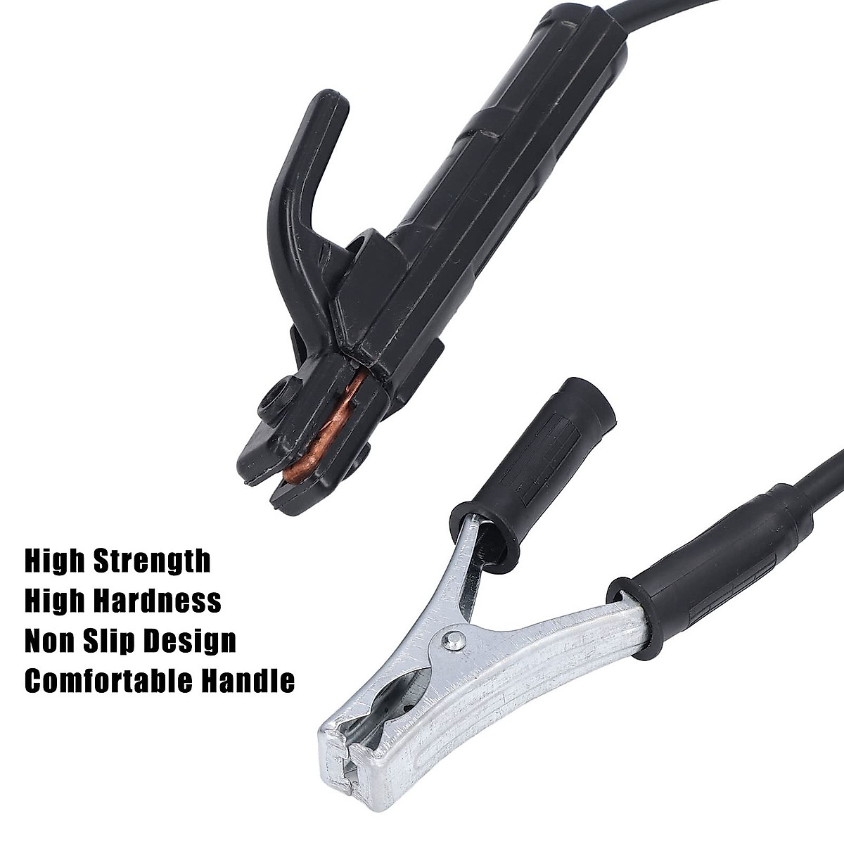 300A Welder Ground Cable Earth Clamp Set with 1.5m Cable for ARC ZX7 MMA Welding Machine Accessories