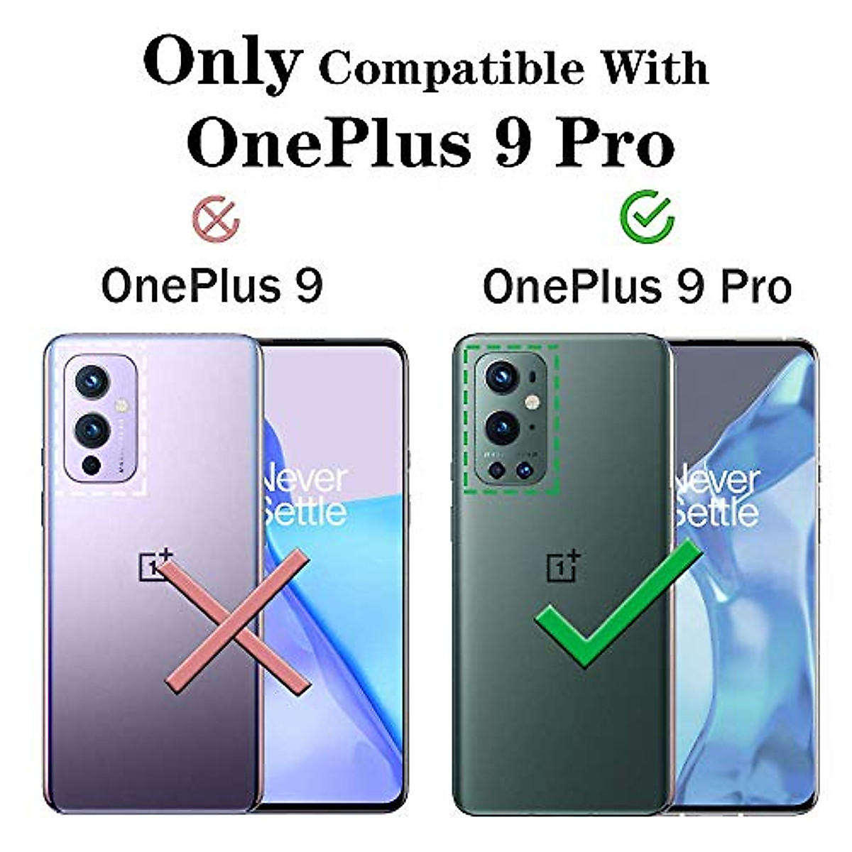 Yiakeng OnePlus 9 Pro Case, 1+9 Pro Cases, Shockproof Silicone Protective with Kickstand Hard Phone Cover for OnePlus 9 Pro (Blue)