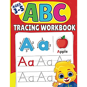 ABC Tracing Workbook: A-Z Alphabet Letter Tracing Activities for Capital and Small Letters | Alphabet Handwriting Practice Workbook | Learn to Write and Trace Book for Kindergarten and Kids Ages 3-5