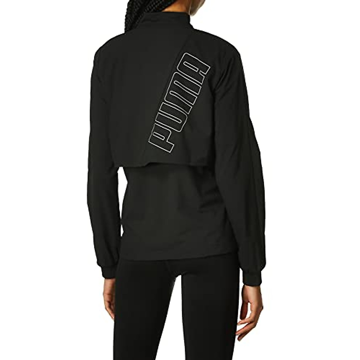 PUMA Women's Run Ultra Jacket, Black, S