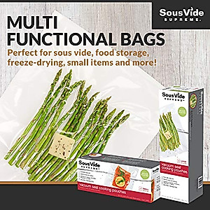 SousVide Supreme Vacuum Seal Cooking Pouches, 11x16 inches,1 Gallon, 25 Pouches