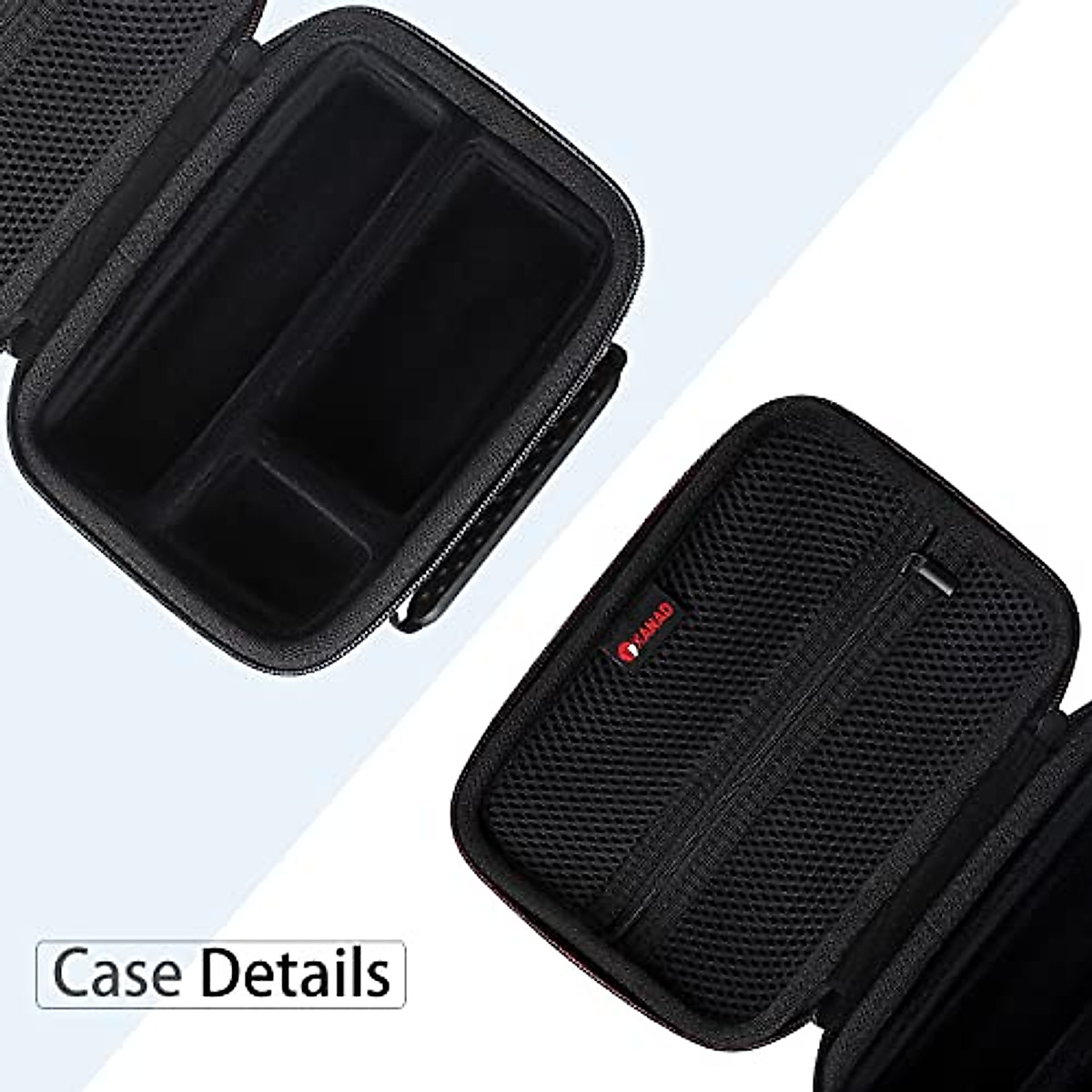 XANAD Black Case for Sony Alpha ZV-E10/ZV-E10L/ ZV-1/ZV-1F Camera Vlogger Accessory Kit Tripod (GP-VPT2 BT) and Microphone - with Shoulder Strap