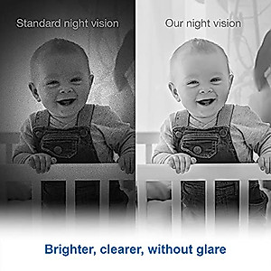 VTech VM350 Video Monitor with Battery Supports 12-hr Video-Mode, 21-hr Audio-Mode, 5" Screen, 1000ft Long Range, Bright Night Vision, 2-Way Talk, Auto-on Screen, Lullabies