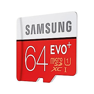 Samsung 64GB EVO Plus Class 10 Micro SDXC with Adapter 80mb/s (MB-MC64DA)