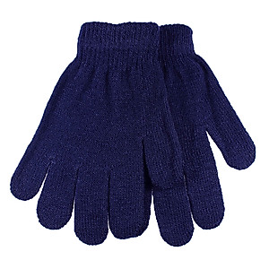 Gelante Adult Winter Knitted Magic Gloves Wholesale Lot 12 Pairs 9905-Assorted-12 Pairs