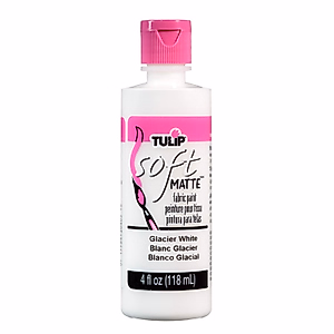 Tulip Soft Paint 20403 Sfp 4Oz Matte Glacier White, 4 Fl Oz (Pack of 1)