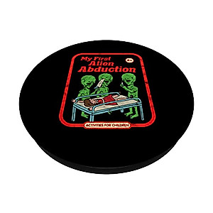 My First Alien Abduction Vintage Childgame Horror Goth Punk PopSockets Swappable PopGrip