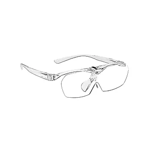 OKH 160% Magnifying Glasses, Flip Up Down Lens, Hands-Free Magnifier Eyeglasses for Close Work, Reading, Sewing, Jewelry Making, Craft, Hobby, Painting