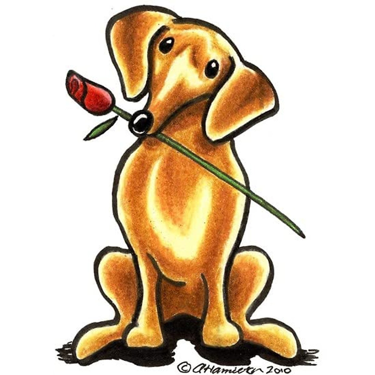 CafePress Red Dachshund Lover Mug Ceramic Coffee Mug, Tea Cup 11 oz