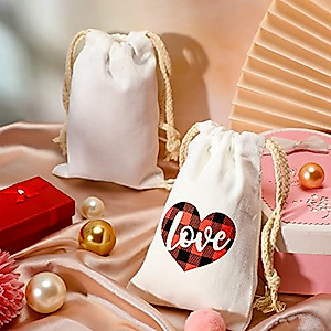 Sublimation Blank Drawstring Bags St. Patrick's Day Candy Gift Bags 4x6'' Goodie Treat Pouches Small Reusable Muslin Sachet Sack for Irish Day Kids Birthday Party Favor DIY Craft Supplies(16 Pieces)