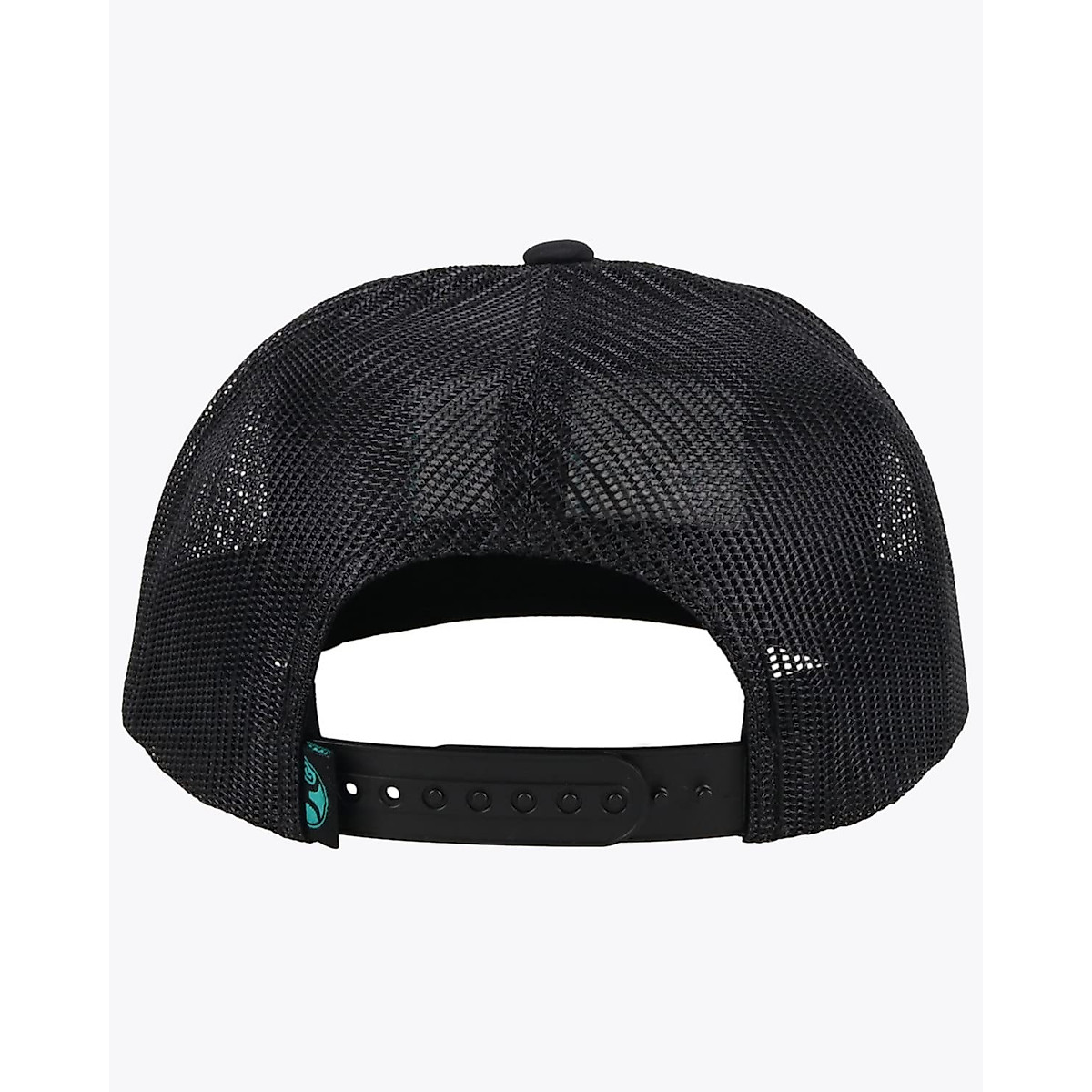 HOOEY Adjustable Snapback Trucker Hat with Cactus Ropes Logo (Black)