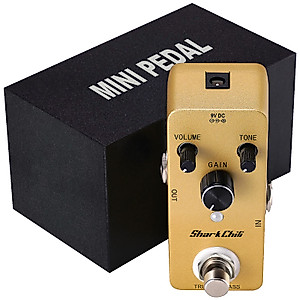 SharkChili Fuzz Single Effect True Bypass For Electric Guitar Overdrive (without power supply)