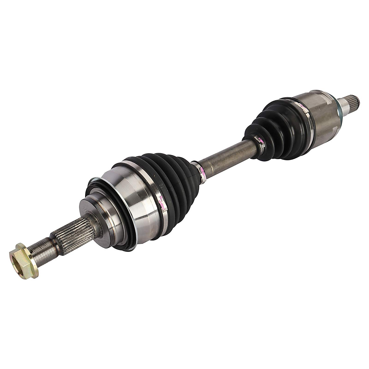 TRQ Front CV Axle Shafts & Wheel Hub Bearing Assemblies 4 Piece Set Compatible with 2003-2016 Toyota 4Runner / 2007-2014 FJ Cruiser / 2005-2015 Tacoma / 2010-2016 Lexus GX460 / 2003-2009 GX470