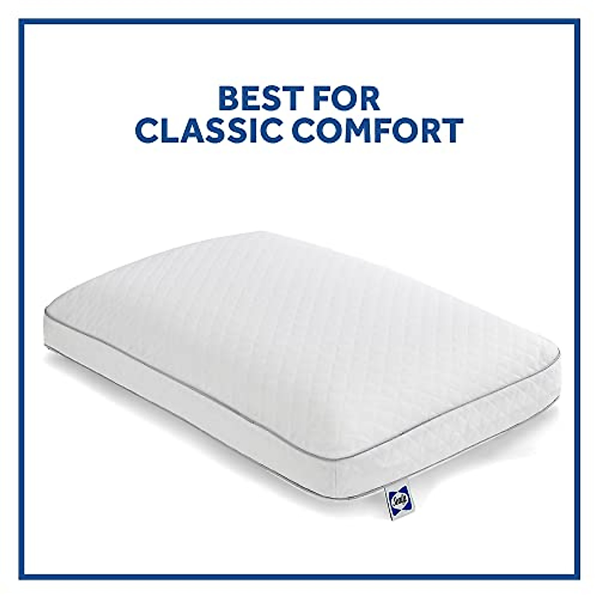 Sealy Essentials Pillow, Standard, White 2 Count