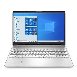 HP Premium 15-Inch HD 256GB SSD 2.4GHz AMD Athlon Gold Processor Non Touch Laptop (4GB RAM, AMD Radeon Graphics, Webcam, USB-C, HDMI, SD Card Reader, Windows 10 Home S) Natural Silver, 15-ef1040nr