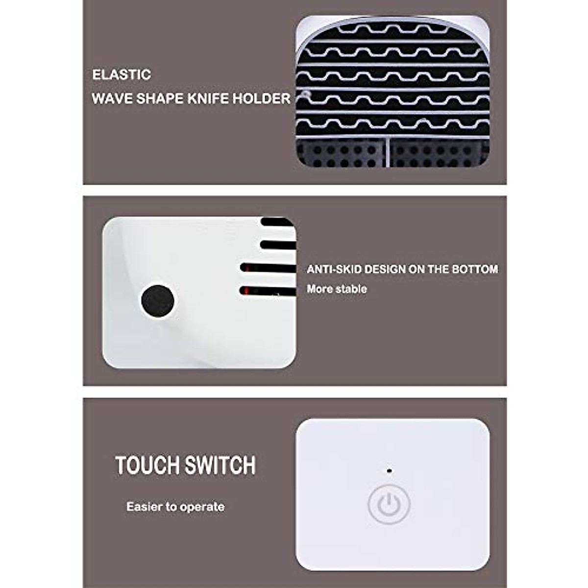 Ultraviolet UV Irradiation， Hot Air Drying, Portable Knife Holder Used for Kitchen, Lamp Beads are Safer, Intelligent Cruise System,A Variety Of Knives, Spoons, Forks And Chopsticks Can Be Placed