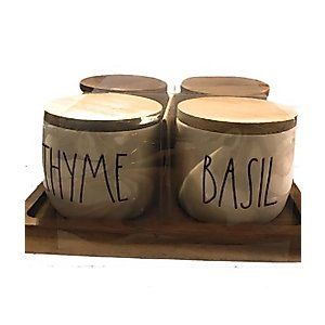 Rae Dunn Spice Containers