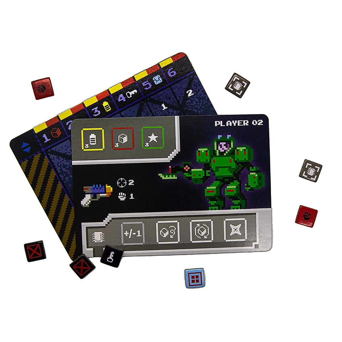 Giga Mech Games The Blue Collection - A Collection of Three Micro Games - One Card Dungeon, Insert Coin to Play, and Cyberdoom Tower