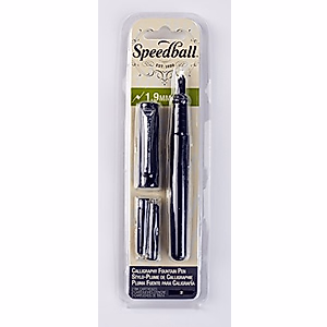 Speedball 002902 Calligraphy Fountain Pen 1.9mm - Fountain Pen - 1.9mm - Black Ink