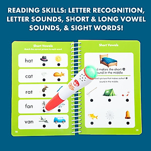 Educational Insights Hot Dots Kindergarten Workbook, Classroom Essentials, Ages 5+