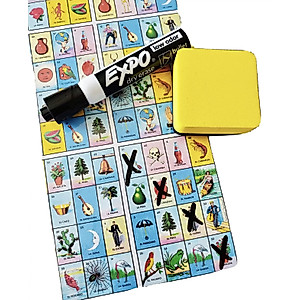 1 Spiral Book Boards Loteria Chalupa Bingo Mexican Toy Family Game New by Border Merchant