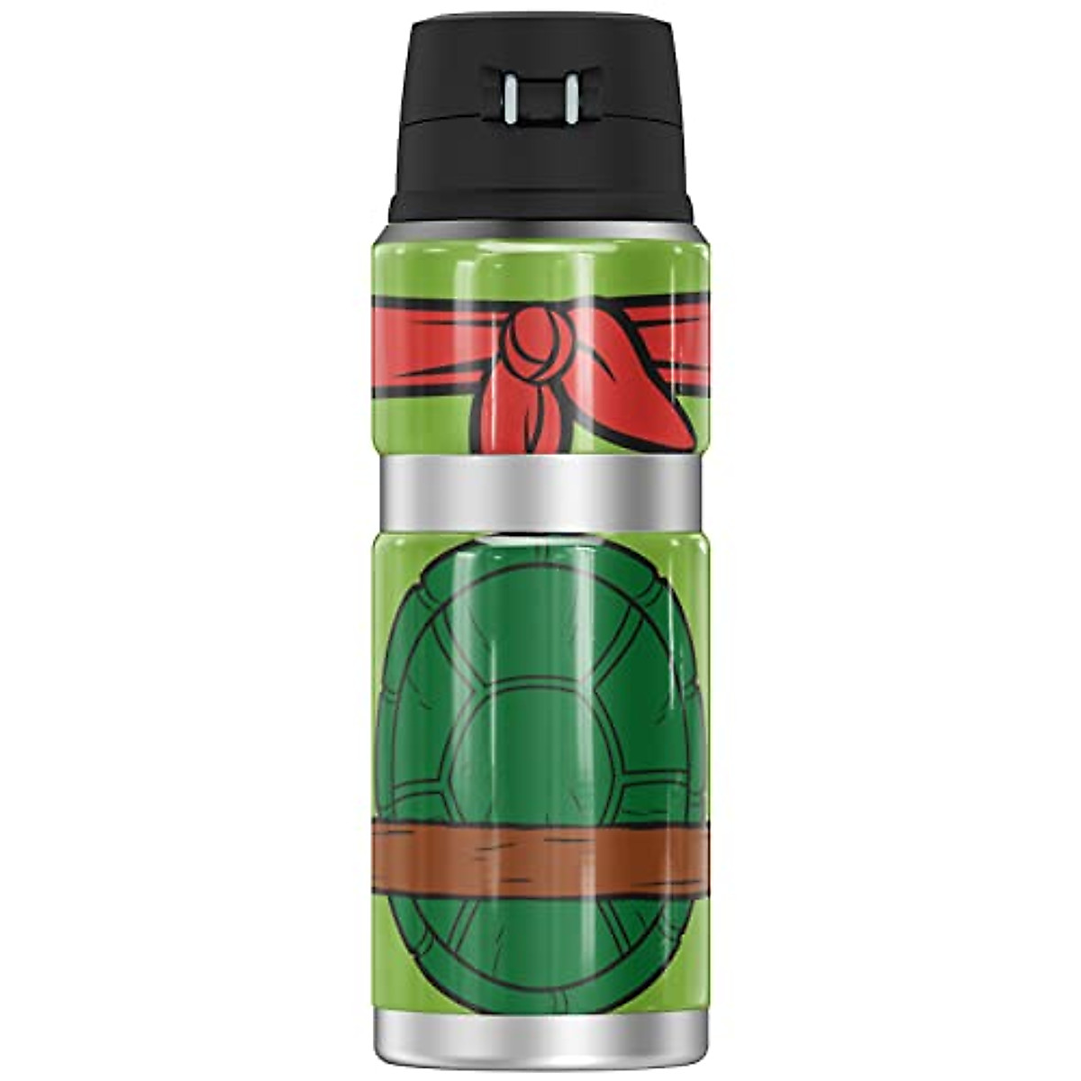 Teenage Mutant Ninja Turtles TMNT OFFICIAL Raph Shell THERMOS STAINLESS KING Stainless Steel Drink Bottle, Vacuum insulated & Double Wall, 24oz