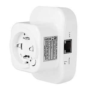 Range Extender Up to 300M /Relay Mode Mini Access Point Reapter Booster Internet Amplifier 2.4GHz-2.4835GHz Fast Data with WPS Encryption(US Plug)