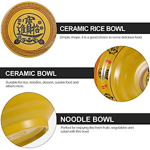 Yardwe Cereal Bowl Camping Dinnerware Bowl Udon Noodle Mala Tang Melamine Camping Eating Utensils Dinner Bowls