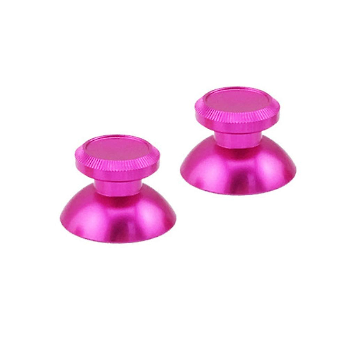 3D Aluminum Thumbsticks Analog Stick for PlayStation Dualshock 4 PS4 Pro Slim Controller Metal Joystick Cap for Xbox ONE Dualshock 4 Controller (Pink)