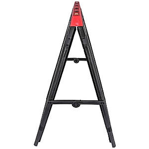 JEGS Folding Saw Horses 2 Pack - 350 LBS Capacity - Heavy Duty Saw Horse - Weather-Resistant Polypropylene Folding Sawhorse - Folds Flat to 2 Inches - Folding Sawhorses Pack of 2