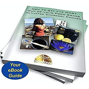 Activated Hardwood Charcoal Powder by Schizandu Vegan 100% | Supports Skin, Body, Teeth Whitening (Hardwood Charcoal Powder)