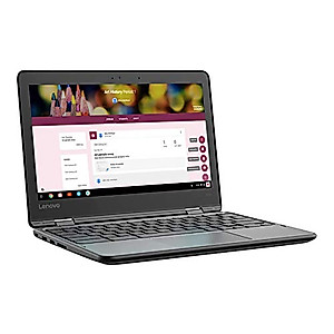 Lenovo 300e Chromebook 2nd Gen 82CE0000US 11.6" Touchscreen 2 in 1 Chromebook - HD - 1366 x 768 - AMD A-Series A4-9120C Dual-core (2 Core) 1.60 GHz - 4 GB RAM - 32 GB Flash Memory - Black