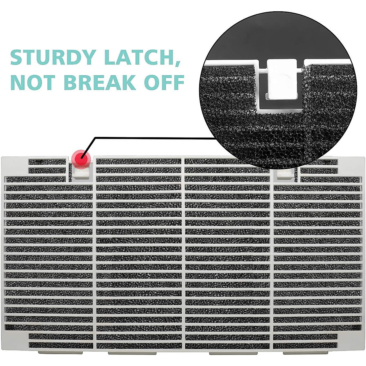 Seven Sparta RV A/C Ducted Air Grille Compatible with Dometic 3104928.019 with 2 Filters, Duo-Therm Pad Replacement Air Conditioner Vent cover, RV Interior Parts & Accessories 14.1" x 7.7" Polar White