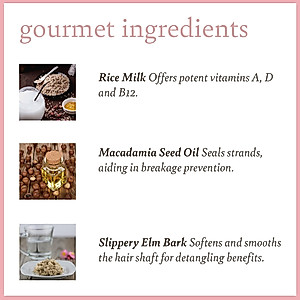 Camille Rose Curl Love Moisture Milk Leave-In Conditioner, with Rice Milk and Macadamia Oil to Soften, Smooth and Detangle Curly Hair, 8 oz