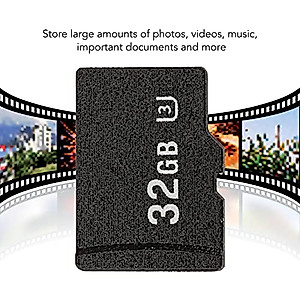 TF Memory Card, High Speed Memory Card Plastic Mini Memory Card for Car Cameras Action Cameras Dv Digital Cameras (32GB)