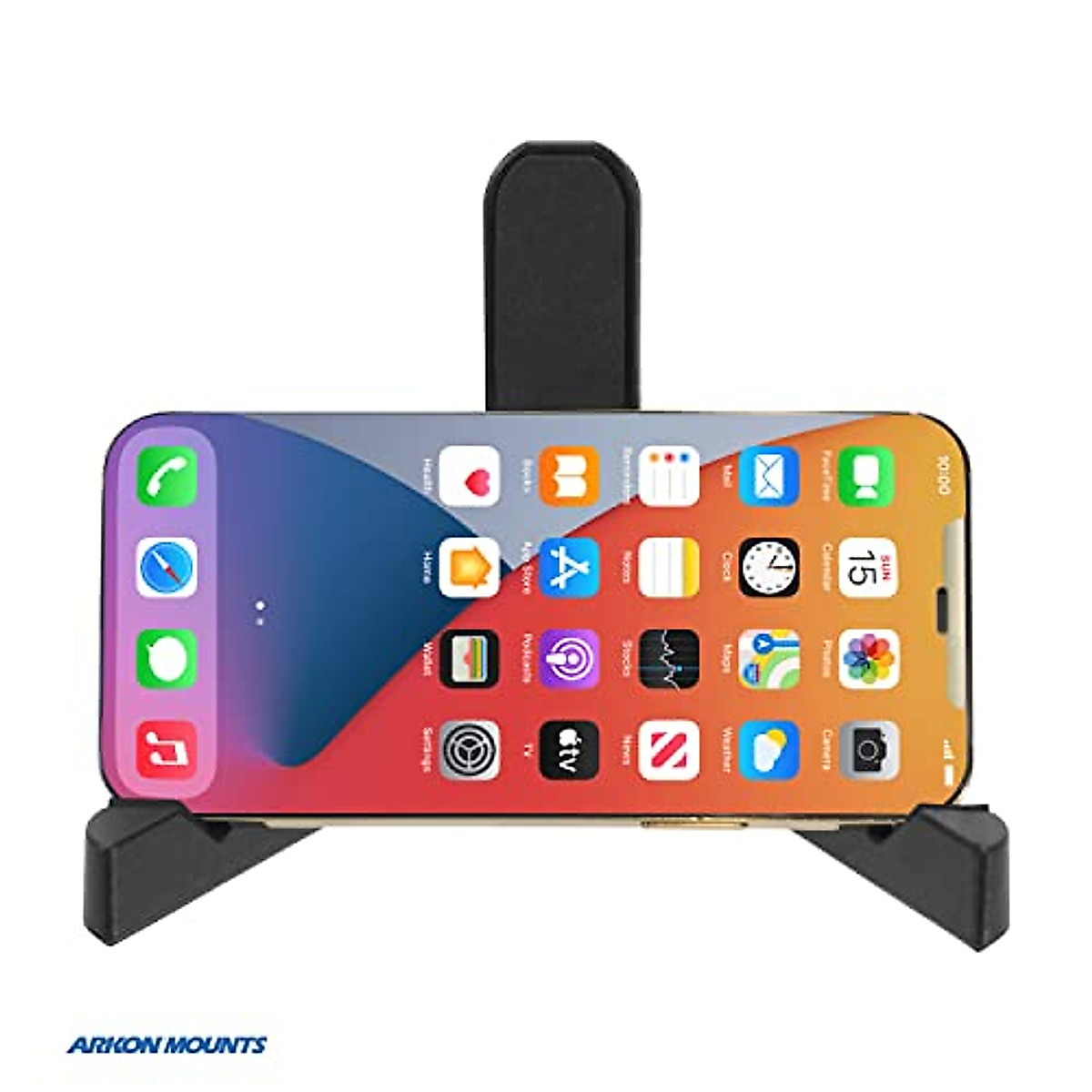 ARKON Mounts Portable Tablet Stand | Adjustable Viewing Angle | For Phones and Tablets | Fits Apple iPad, iPhone, Samsung Galaxy, Note, Switch, and more