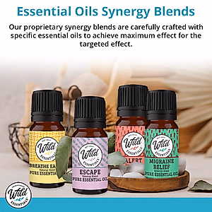 Wild Essentials Quit Smoking 100% Pure Essential Oil Synergy Blend - 10ml, Premium Grade, Use tor Help Quench Cravings The Natural Way! Made and Bottled in The USA
